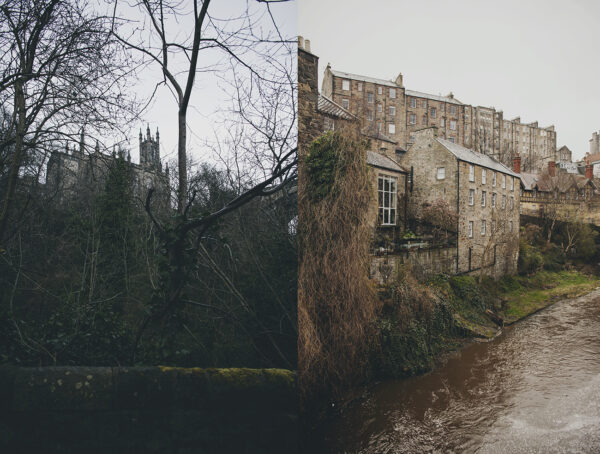 Dean Village w Edynburgu – adamantwanderer.com